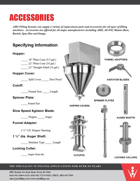 Parts Catalog - AMS Filling Systems
