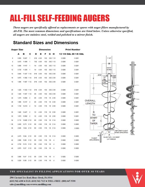 Parts Catalog - AMS Filling Systems